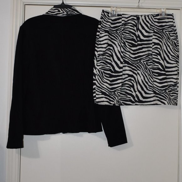 Scarlett | Dresses | 2 Piece Suit Zebra Print | Poshmark